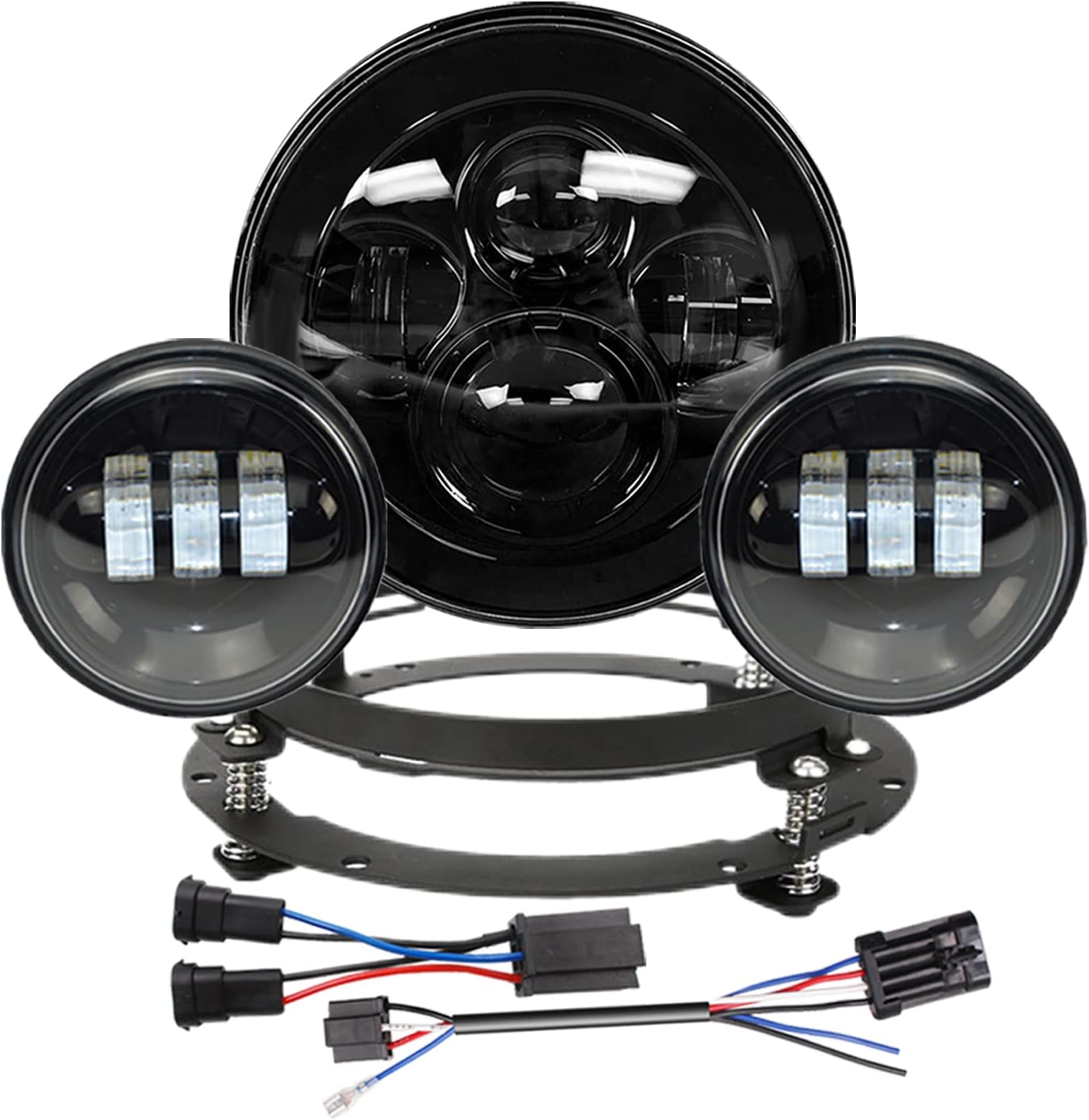 Amazon.com: 4-1/2" Led Auxiliary Spotlight Passing Light W/Housing ...