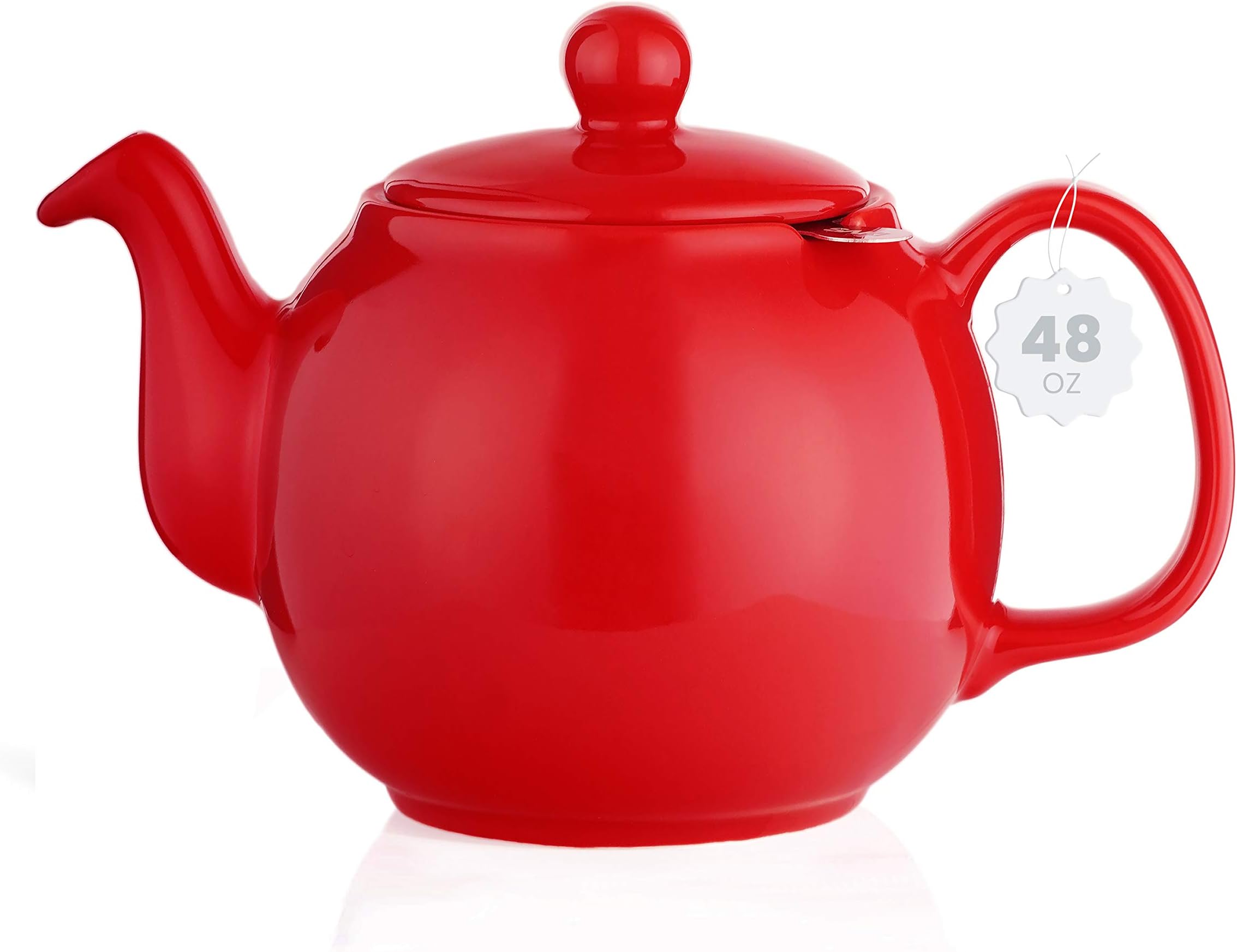 Amazon.com | Amsterdam 6 Cup Teapot - Red: Teapots