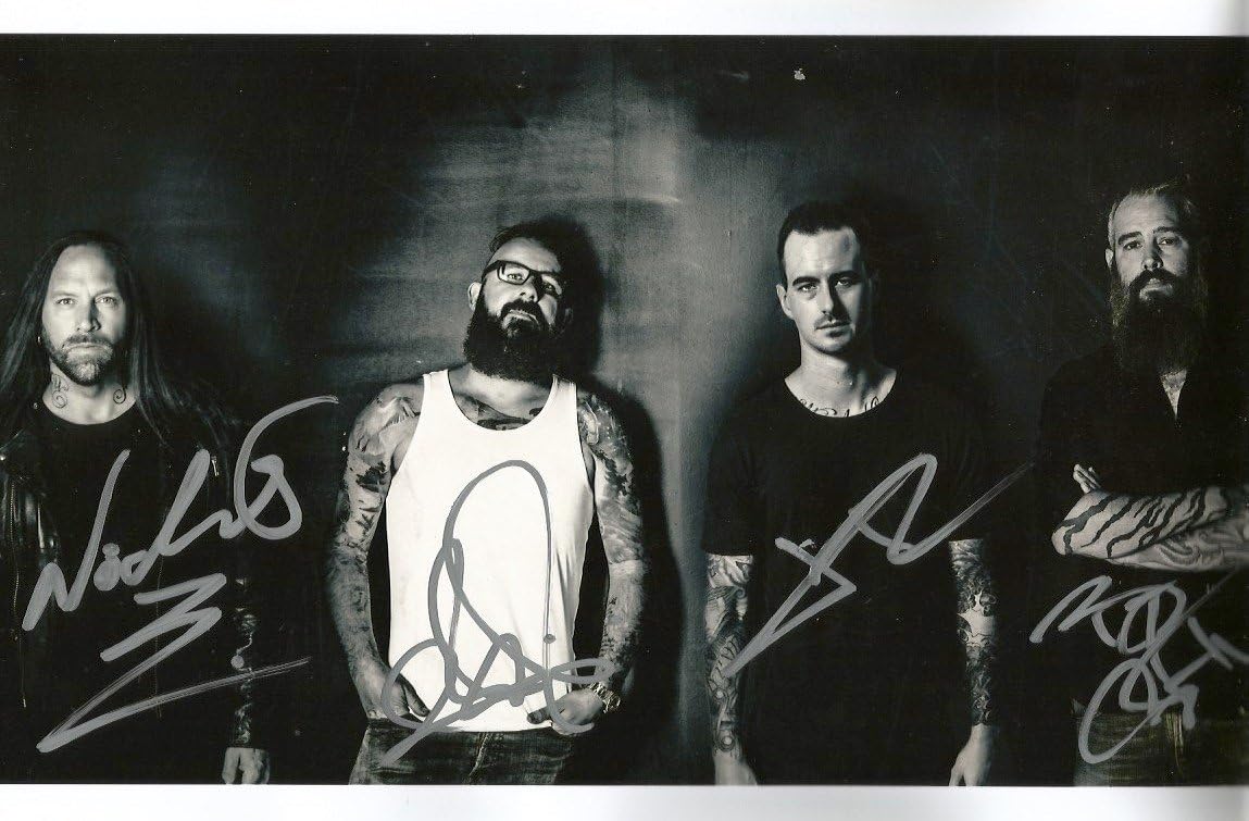 In Flames METAL BAND autographs, In-Person signed photo at Amazon's ...
