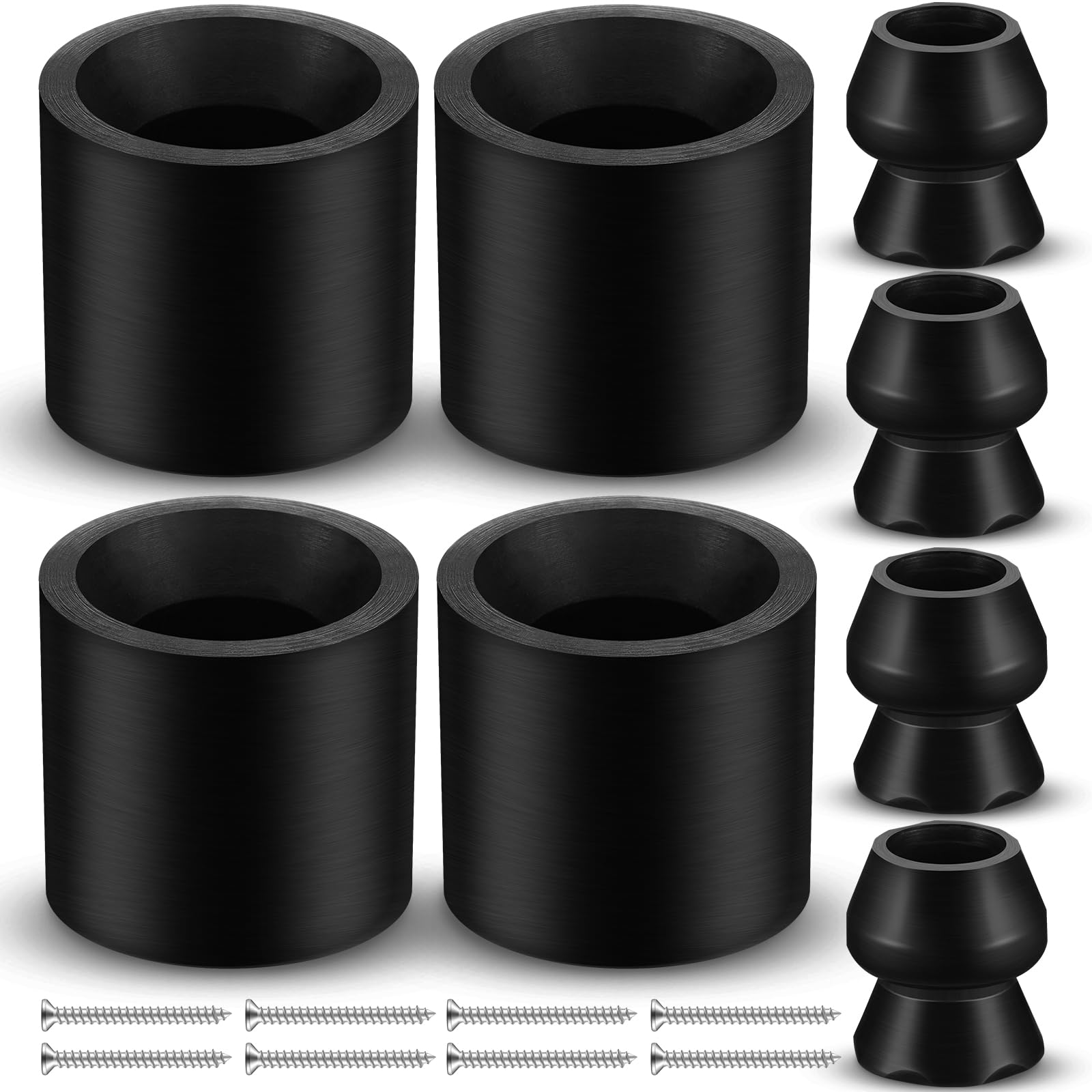 Amazon.com: Hicarer 4 Sets Trailer Door Holder Kit Low Profile Bumper ...