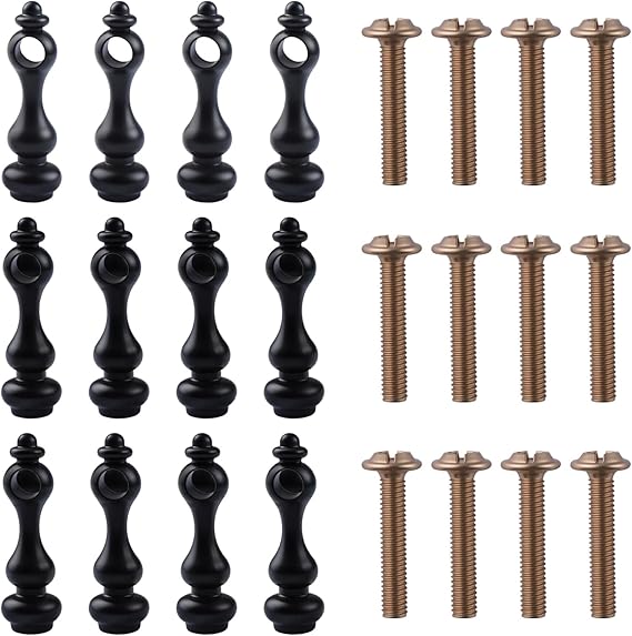 Amazon.com: INCREWAY 12Pcs Railing Bracket Spindles Furniture ...