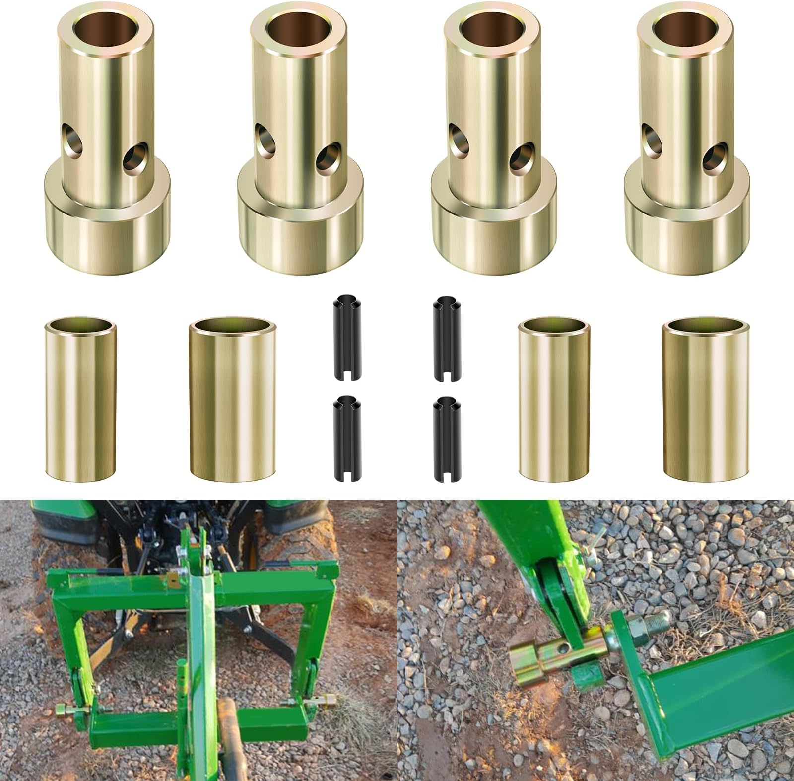 Amazon.com : Cat 1 Quick Hitch Adapter Bushings Kit Fit for Category 1 ...