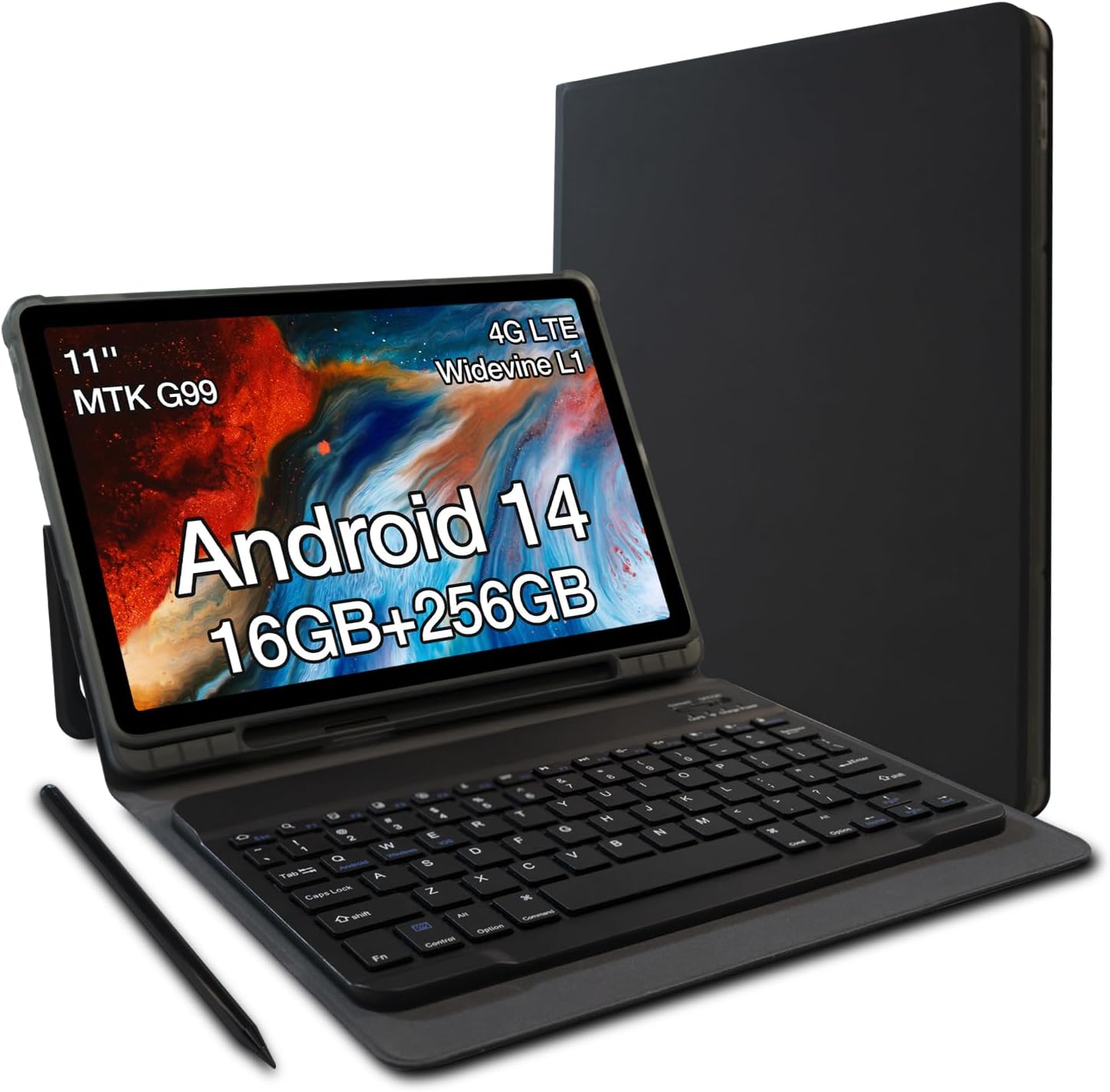 Amazon.co.jp: [専用キーボード+タッチペン付属] 2025新登場 Android 14 タブレット 11インチ AGM PAD ...