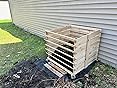 Amazon.com : VIVOSUN Wooden Compost Bin, Removable Front Door, Easy to ...
