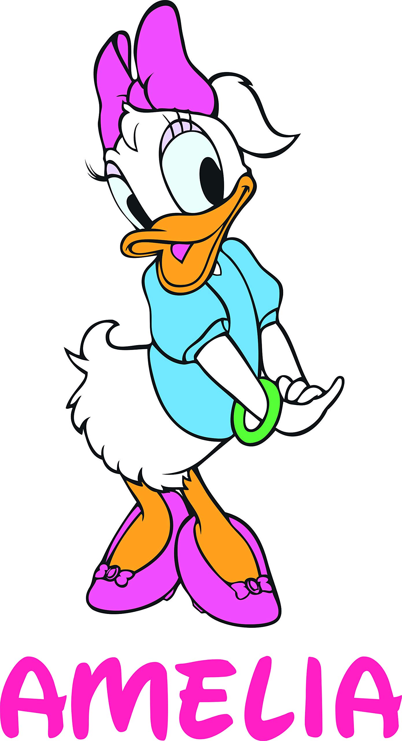 Cute Girl Duck Cartoon