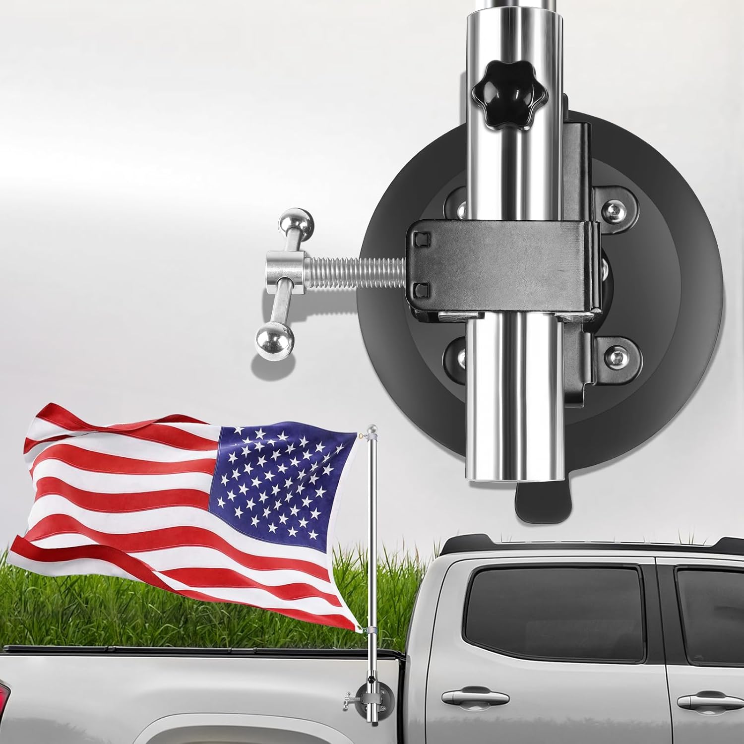 Amazon.com: Suction Cup Flag Holder for RV, Heavy Duty Car Camper RV ...