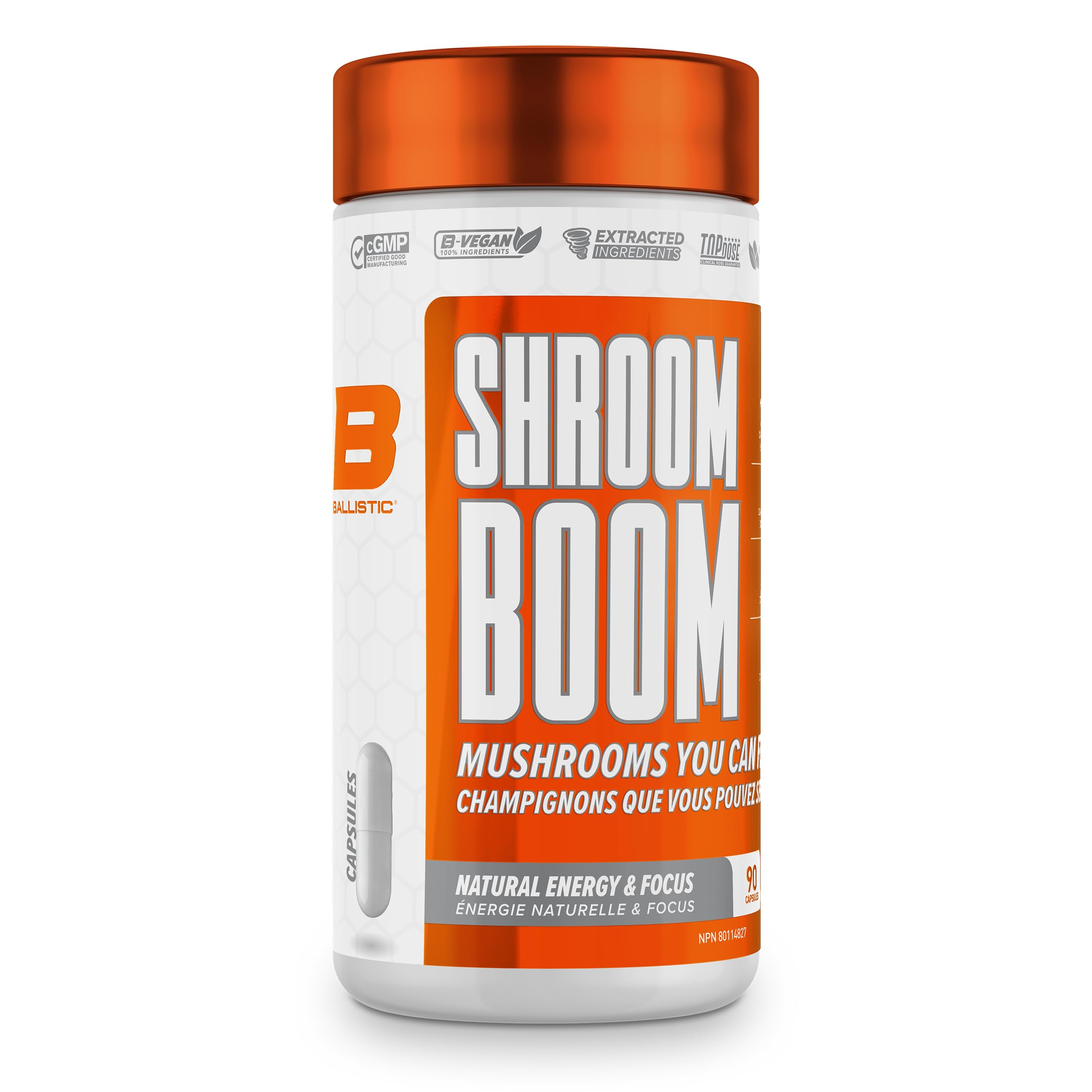 Ballistic Shroom Boom Capsules | Potent Nootropic Supplements | Natural ...