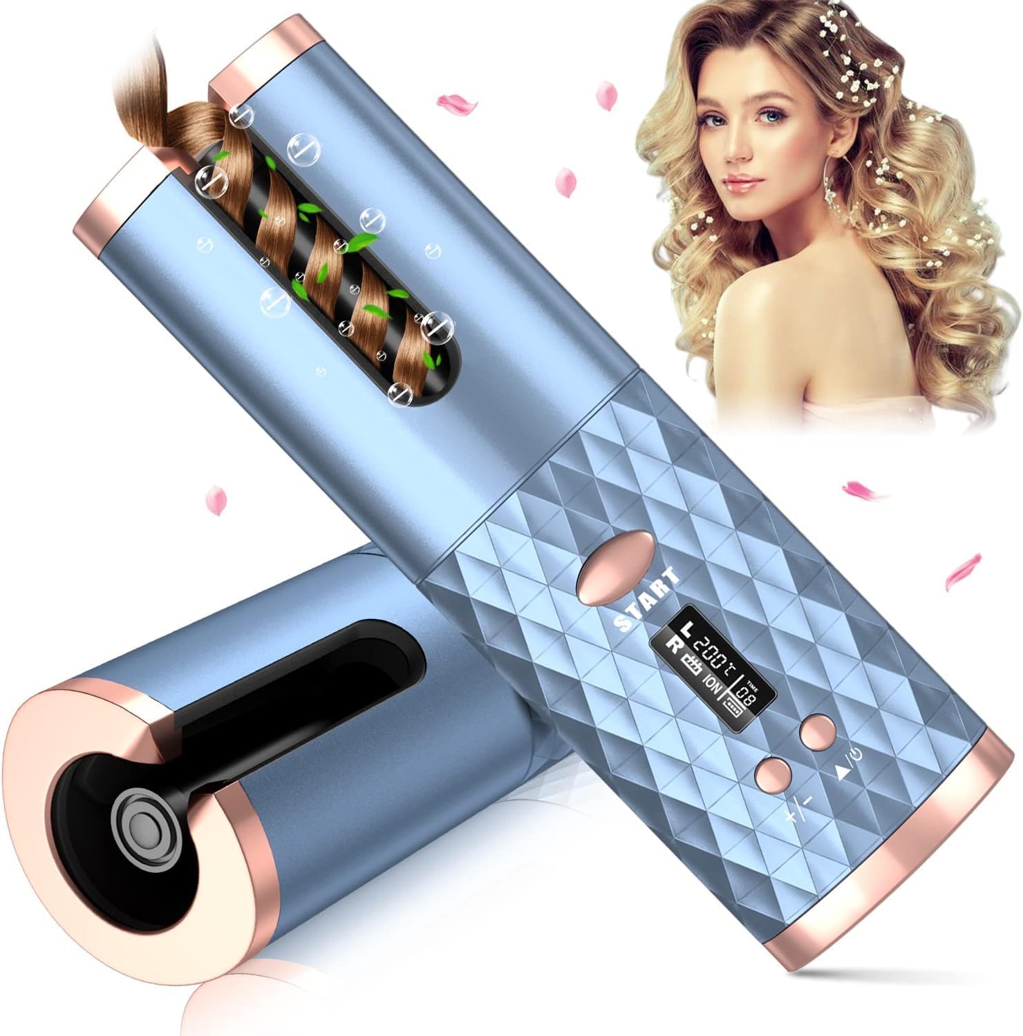 Amazon.com: Auto Rotating Ceramic Hair Wand : Beauty & Personal Care
