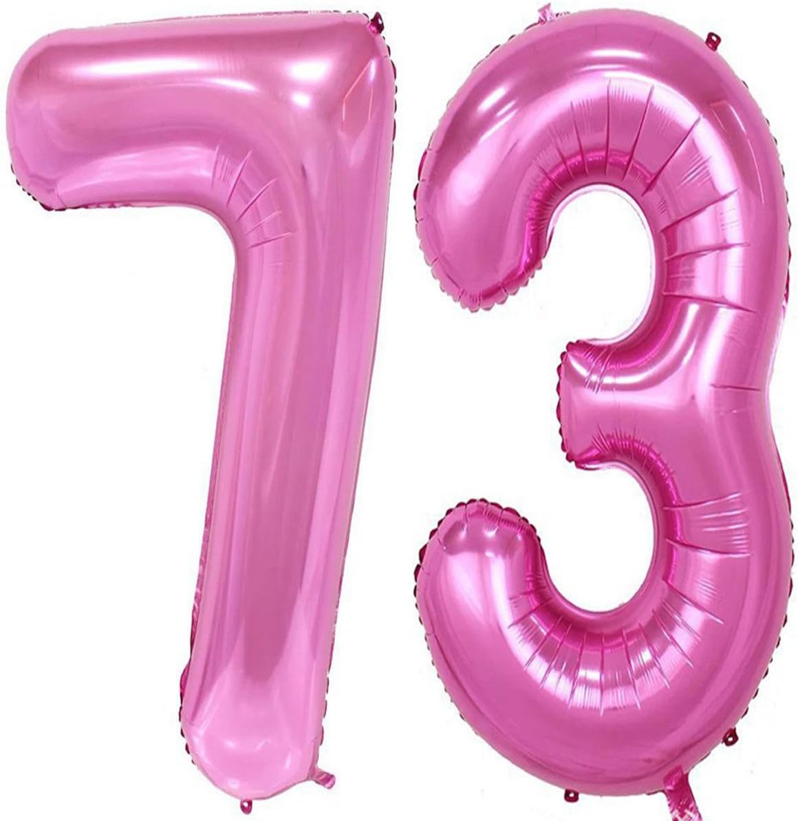 Amazon.com: 40inch Pink Foil 73 Helium Jumbo Digital Number Balloons ...