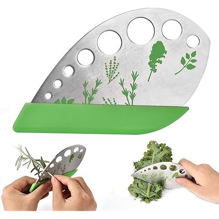 Amazon.com: Herb Stripper 9 holes, Luxiv Stainless Steel Kitchen Herb ...