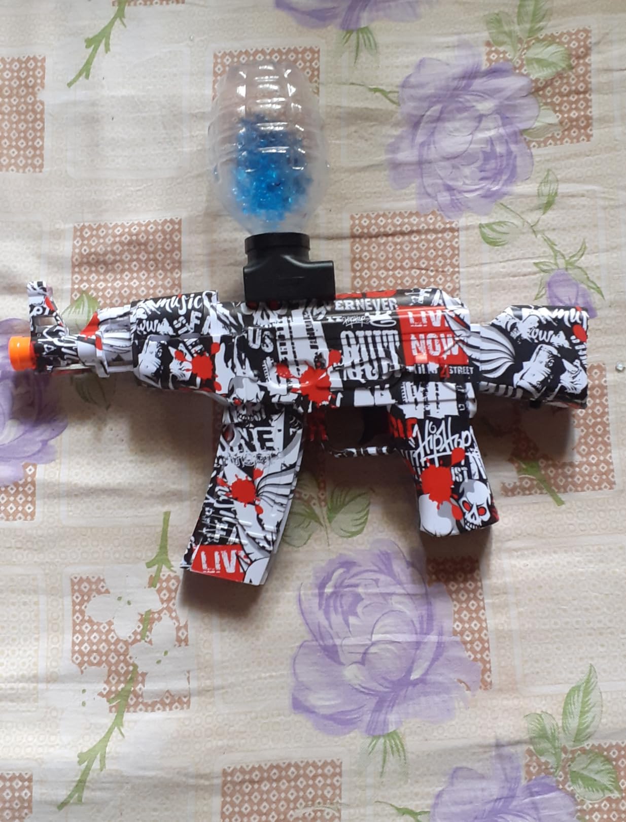 VikriDA Electric Small Balls Blaster Gun with Bullets, Automatic Small ...