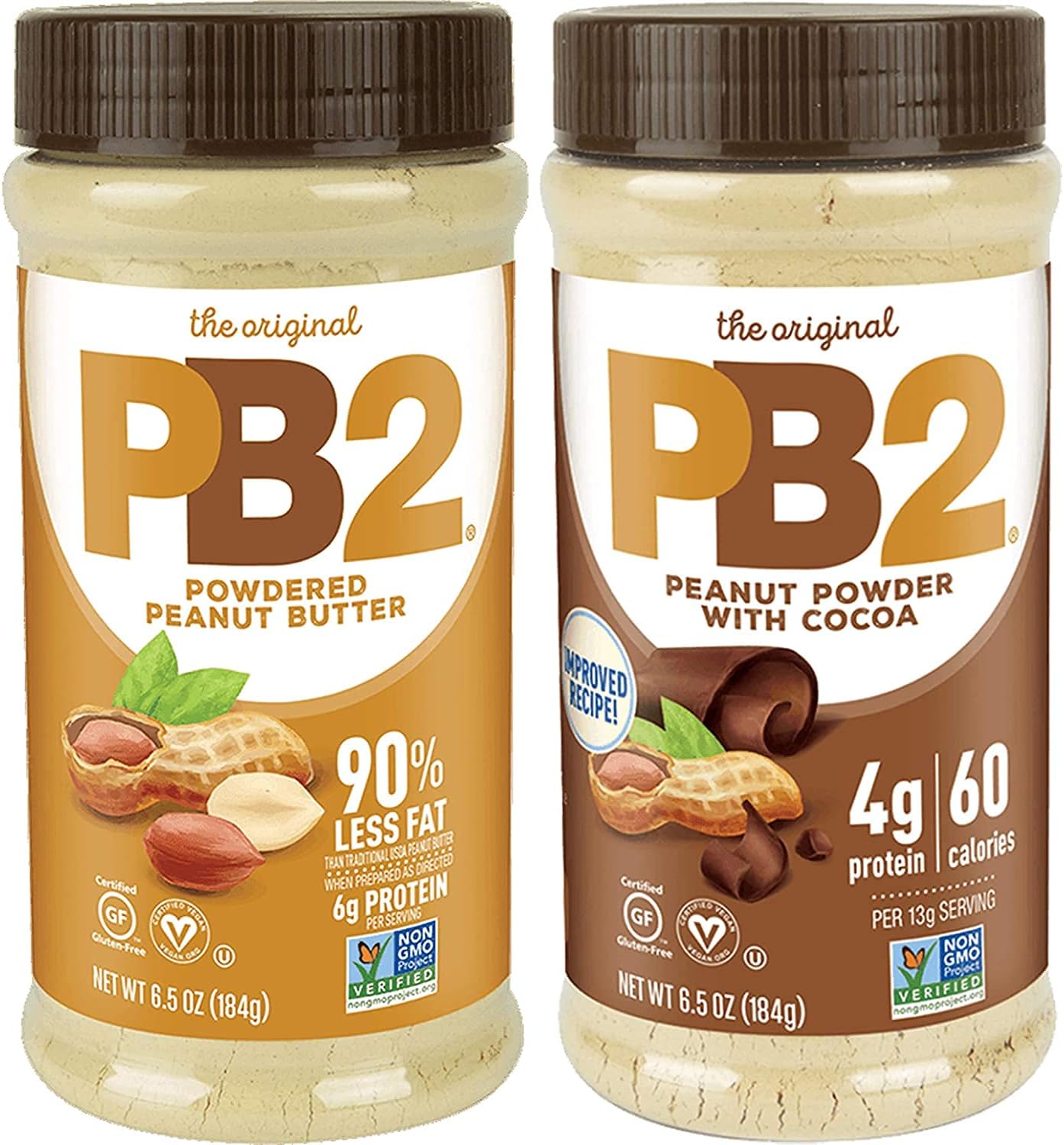 Amazon.com: PB2 24oz Organic Powdered Peanut Butter - USDA Organic ...