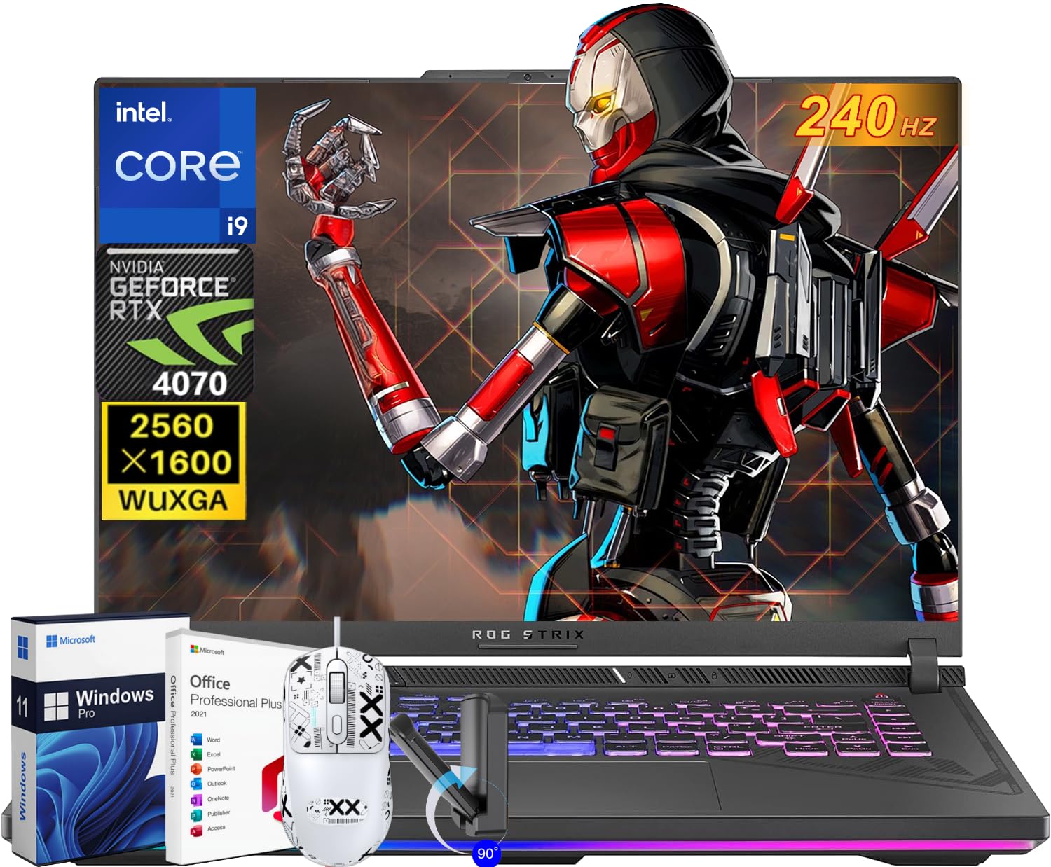 Amazon.com: ASUS ROG Strix G16 Gaming Laptop, 16” QHD 240Hz Display ...