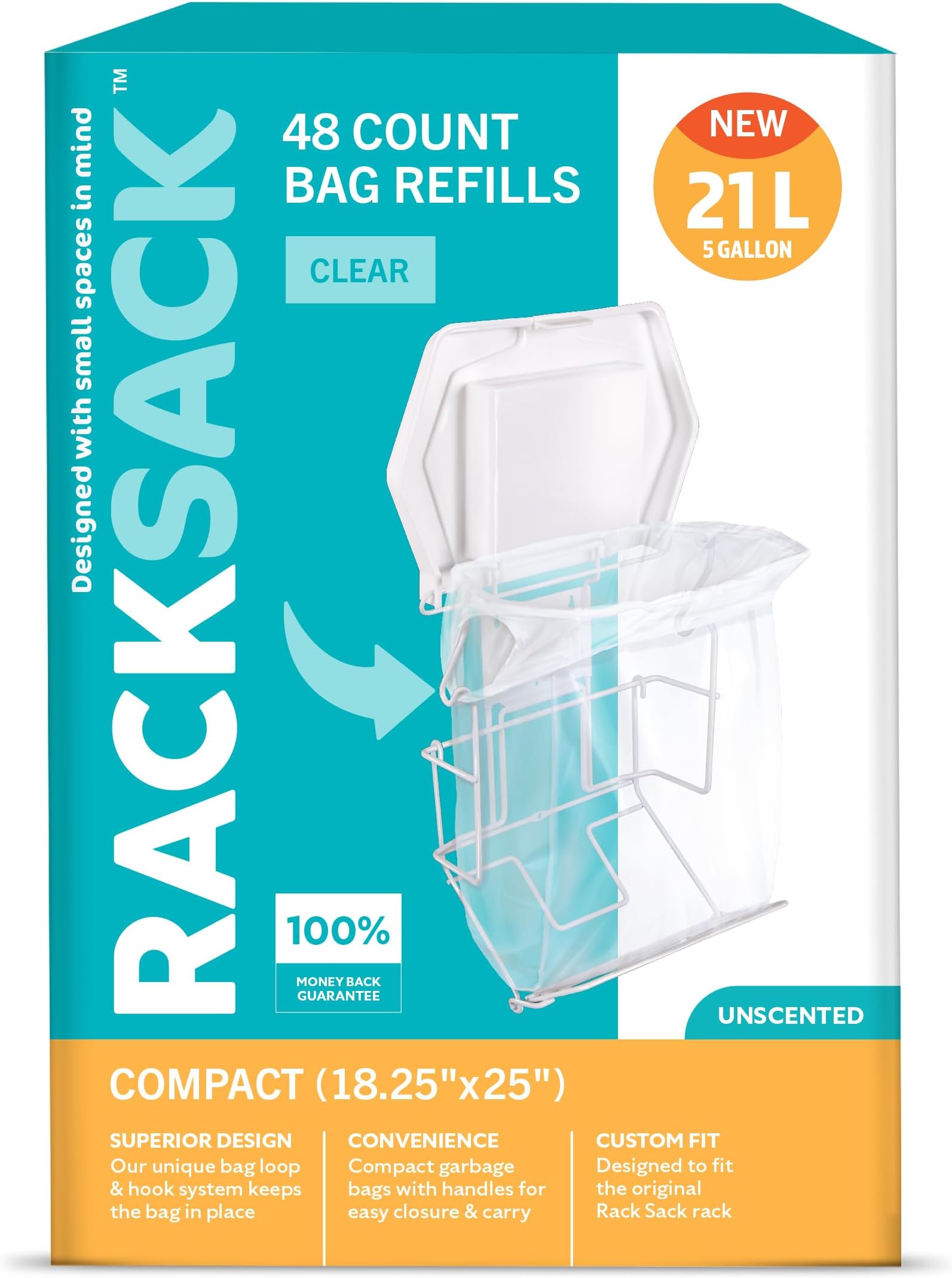 Rack Sack Lot de 100 sacs de recharge pour cuisine : Amazon.ca: Santé ...