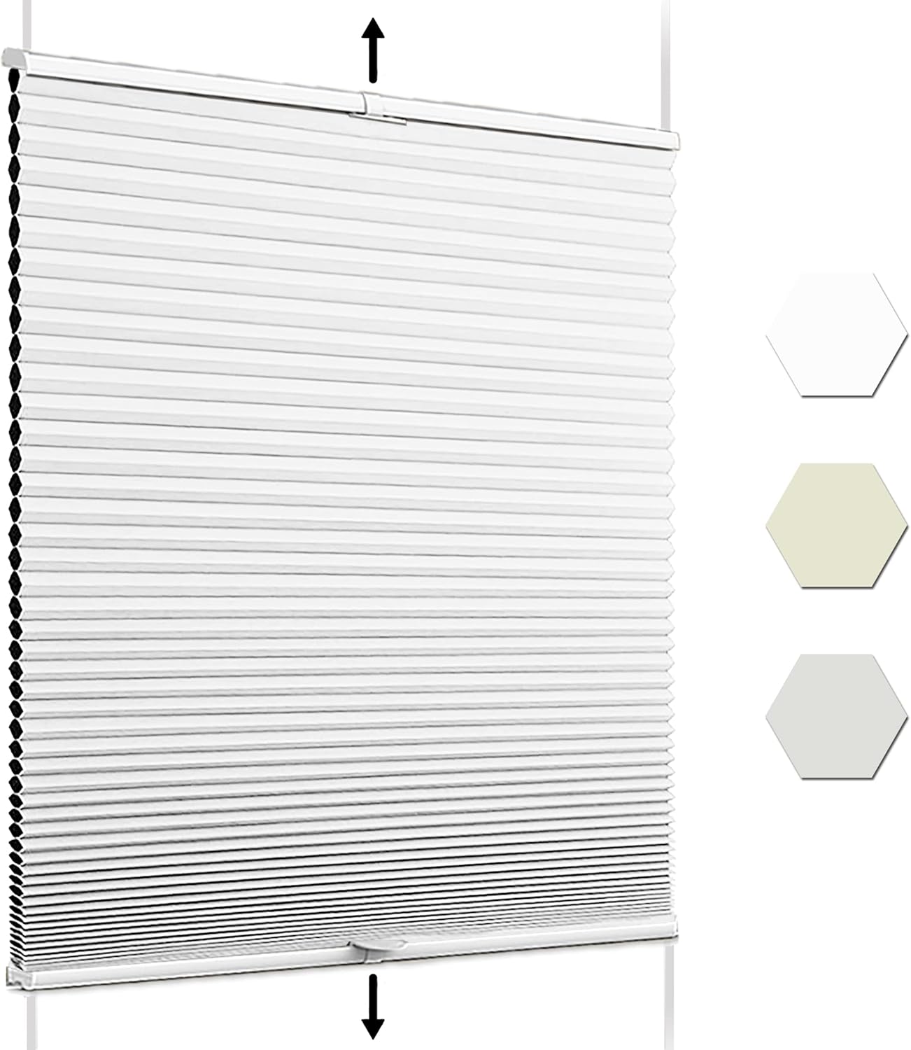 Amazon.com: Flamax Blackout Top Down Bottom Up Cellular Shades,Top Down ...