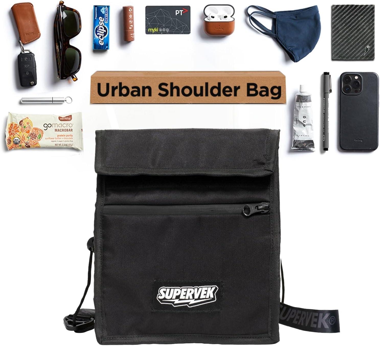 Amazon.com: SUPERVEK Strap Bag - Compact Mini Crossbody Streetwear ...