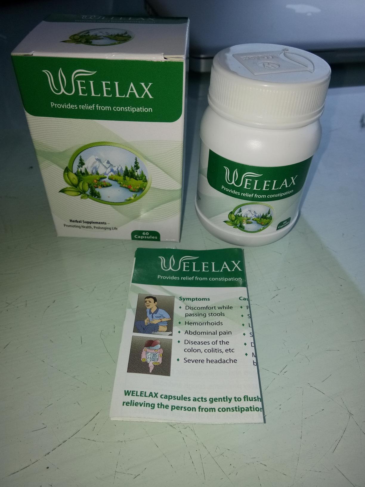Buy Welex Ayurvedic Welelax (Provides Relief From Constipation) - 60 ...