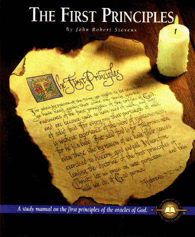 The First Principles: John Robert Stevens: 9781891787010: Amazon.com: Books