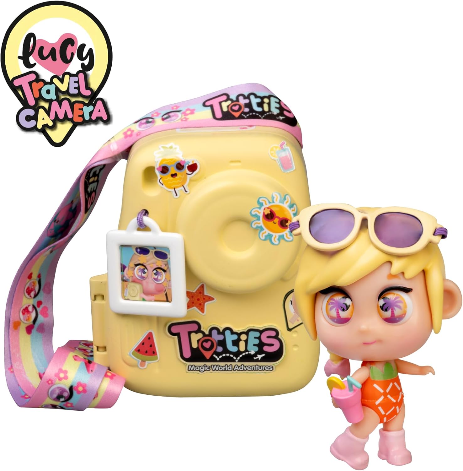 Mini Travel Camera - Lucy, Camera Shaped Bag with Lucy Mini Doll for ...