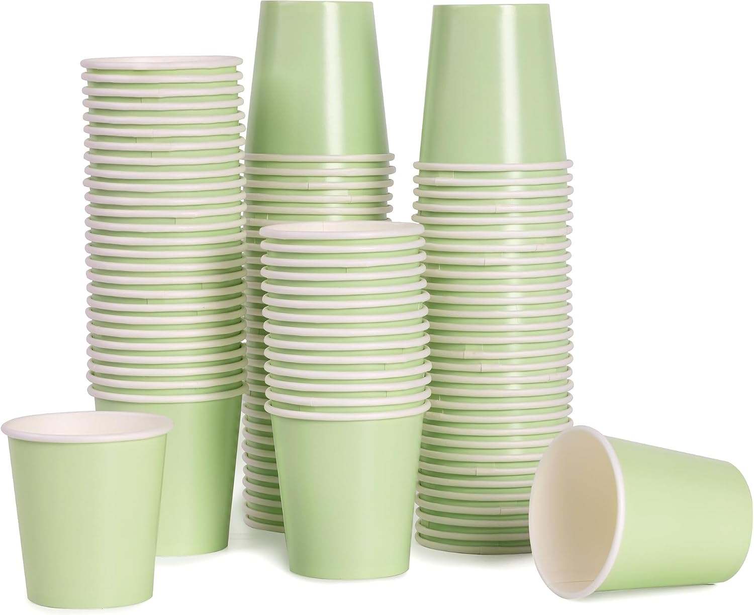 Amazon.com: Leafory 4oz Mini Paper Cups, 100 Pack Disposable Bathroom ...