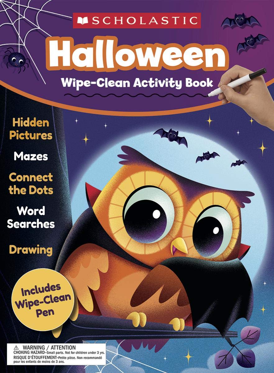 Halloween Wipe-Clean Activity Book: Scholastic Teacher Resources ...