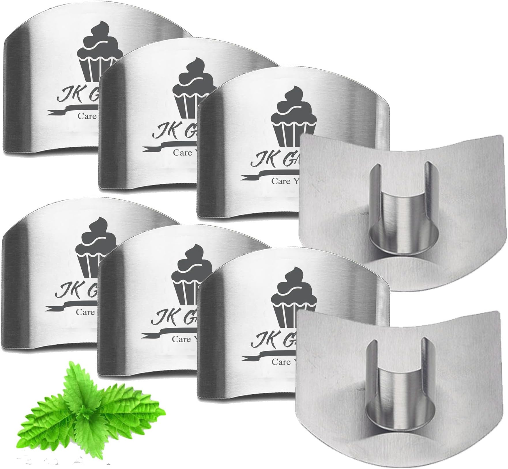 Amazon.com: JK-GMTE 8 Pieces Finger Guards for Cutting, Stainless Steel ...