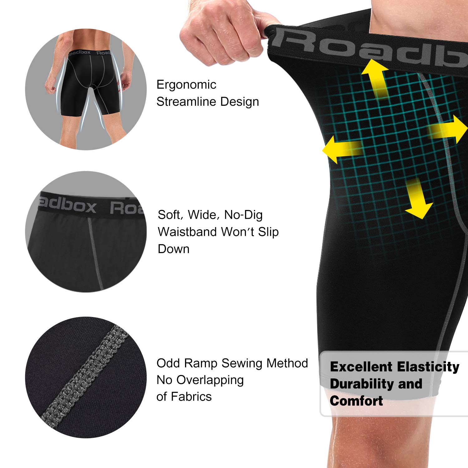 Snapklik.com : Compression Shorts For Men - Cool Dry Athletic Workout ...