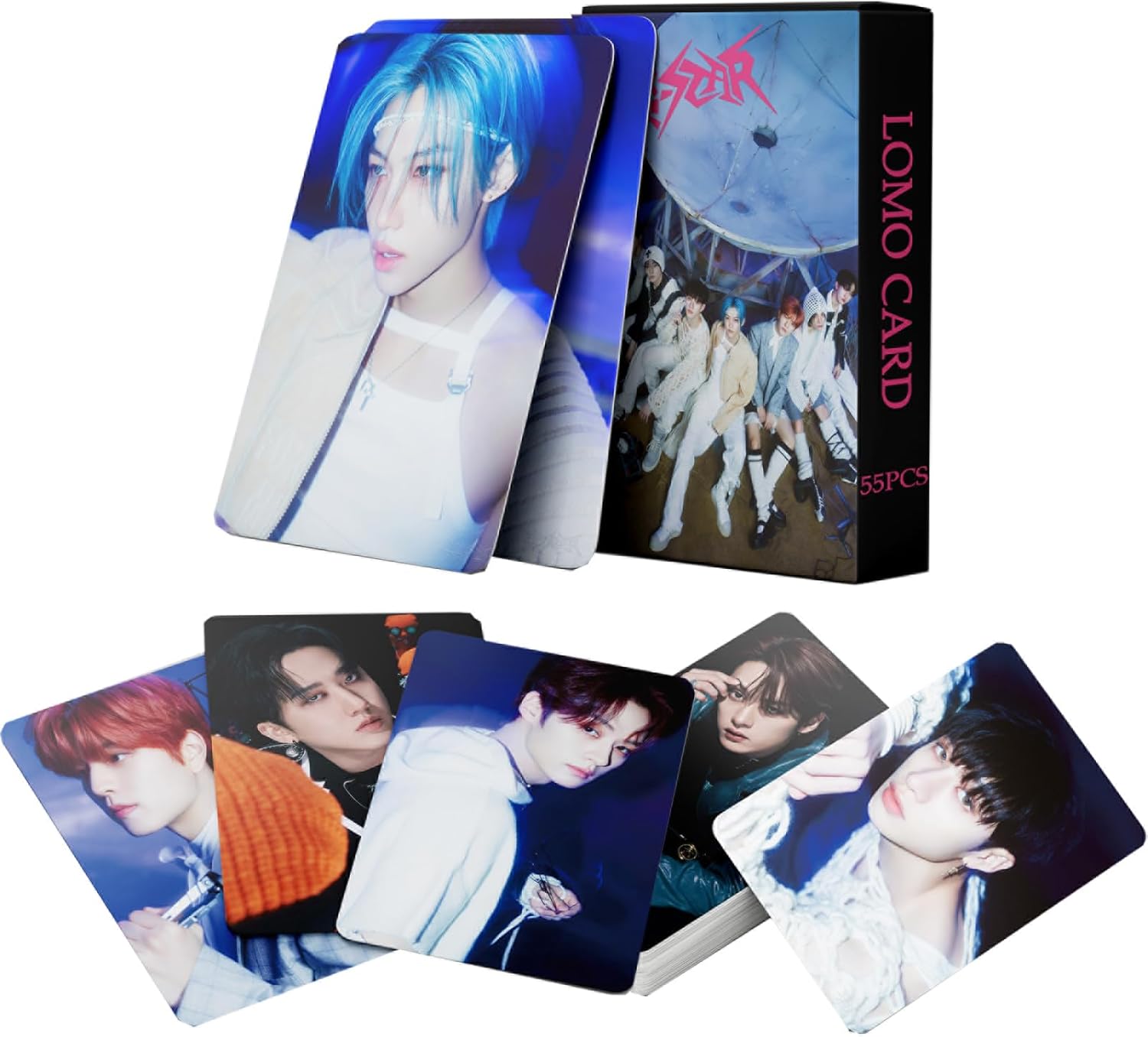 Amazon.com : Yuto Stray Kids Lomo Cards 55Pcs New Album 樂 star lomo ...