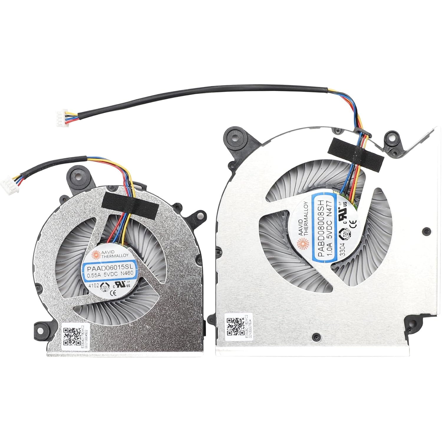 Amazon.com: New CPU+GPU Cooling Fan Replacement for MSI Katana GF66 ...