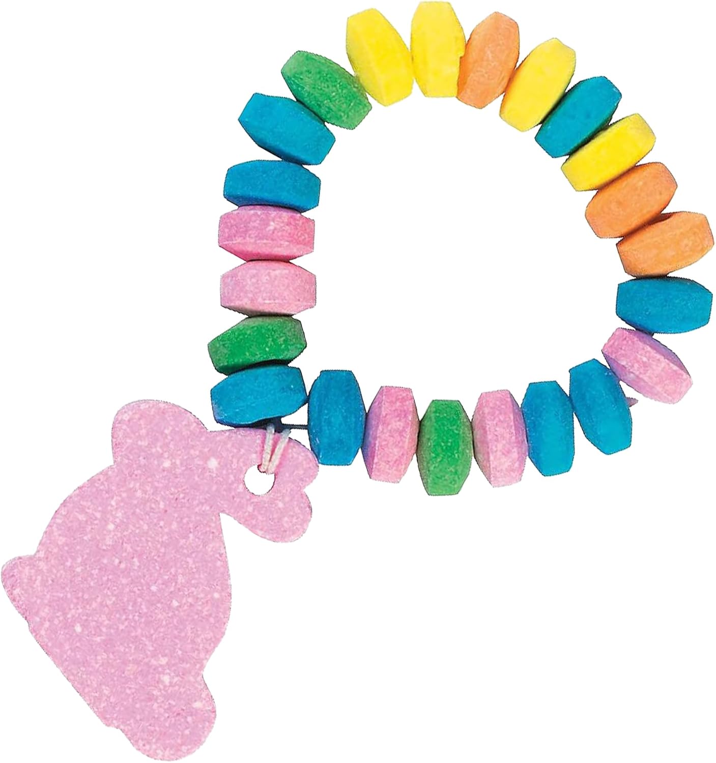 Amazon.com: Fun Express Easter Candy Stretchable Bunny Bracelets ...