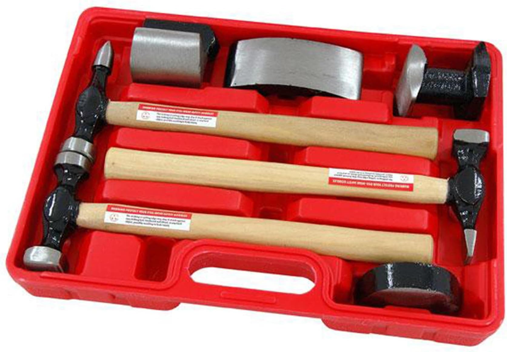 DAYUAN 7Pcs Craft Panel Beating Kit Panel Beating Hammer and Dolly Set ...