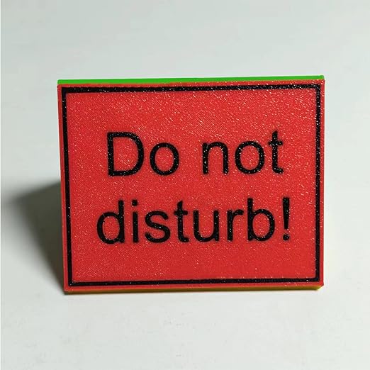 Do Not Disturb Desktop Sign - 3-Sided Indicator Signs,Conference Room ...
