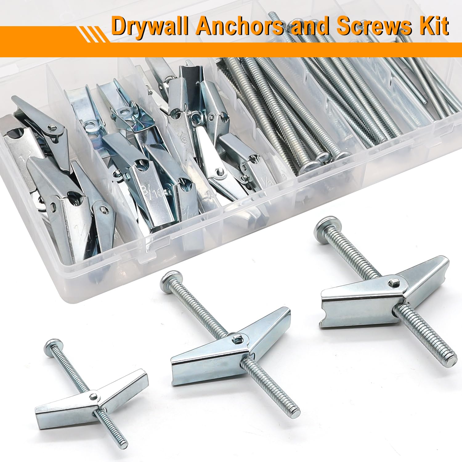 Snapklik.com : Weideer 50Pcs Toggle Bolts Wall Anchors For Drywall 1 ...