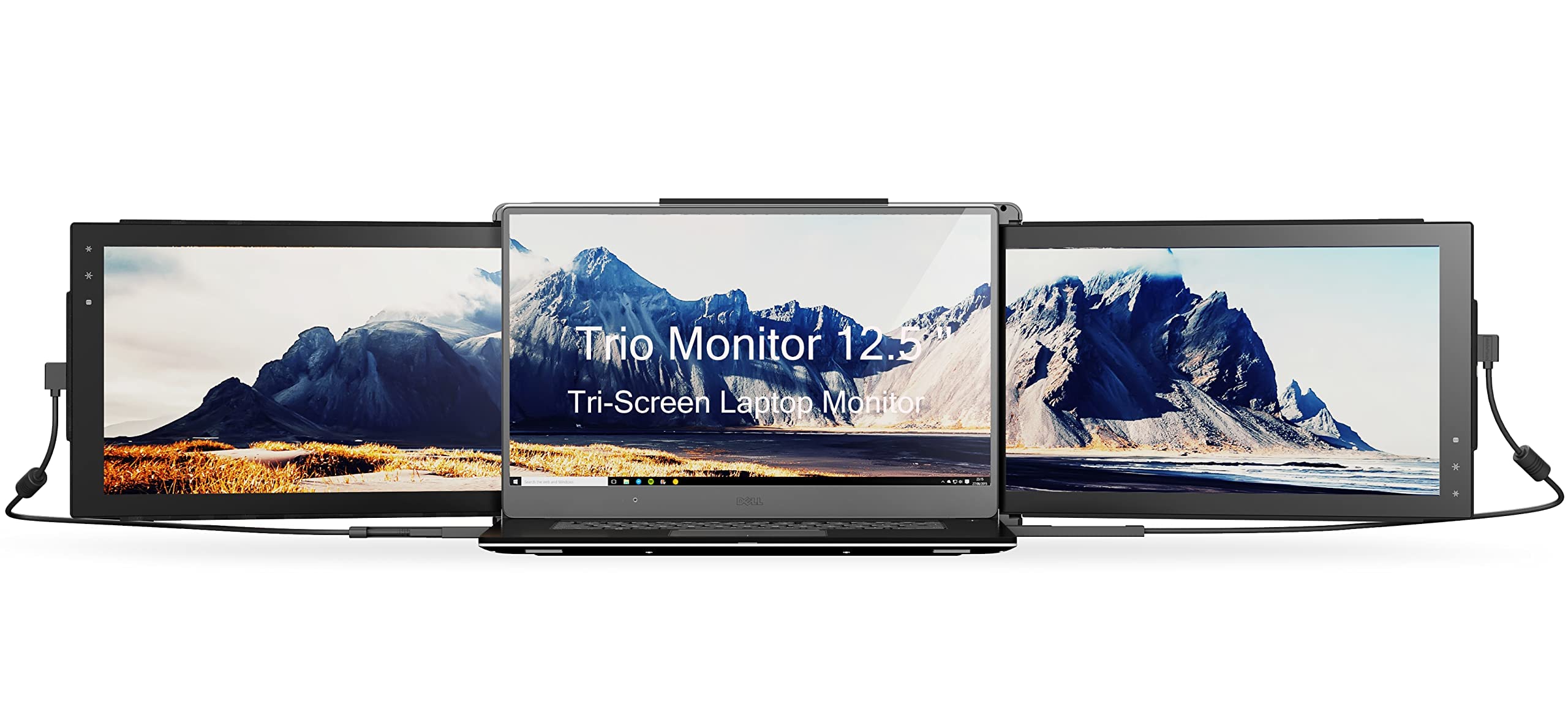 Buy Mobile Pixels Trio Tri-Screen Portable Monitor for Laptops, 12.5 ...