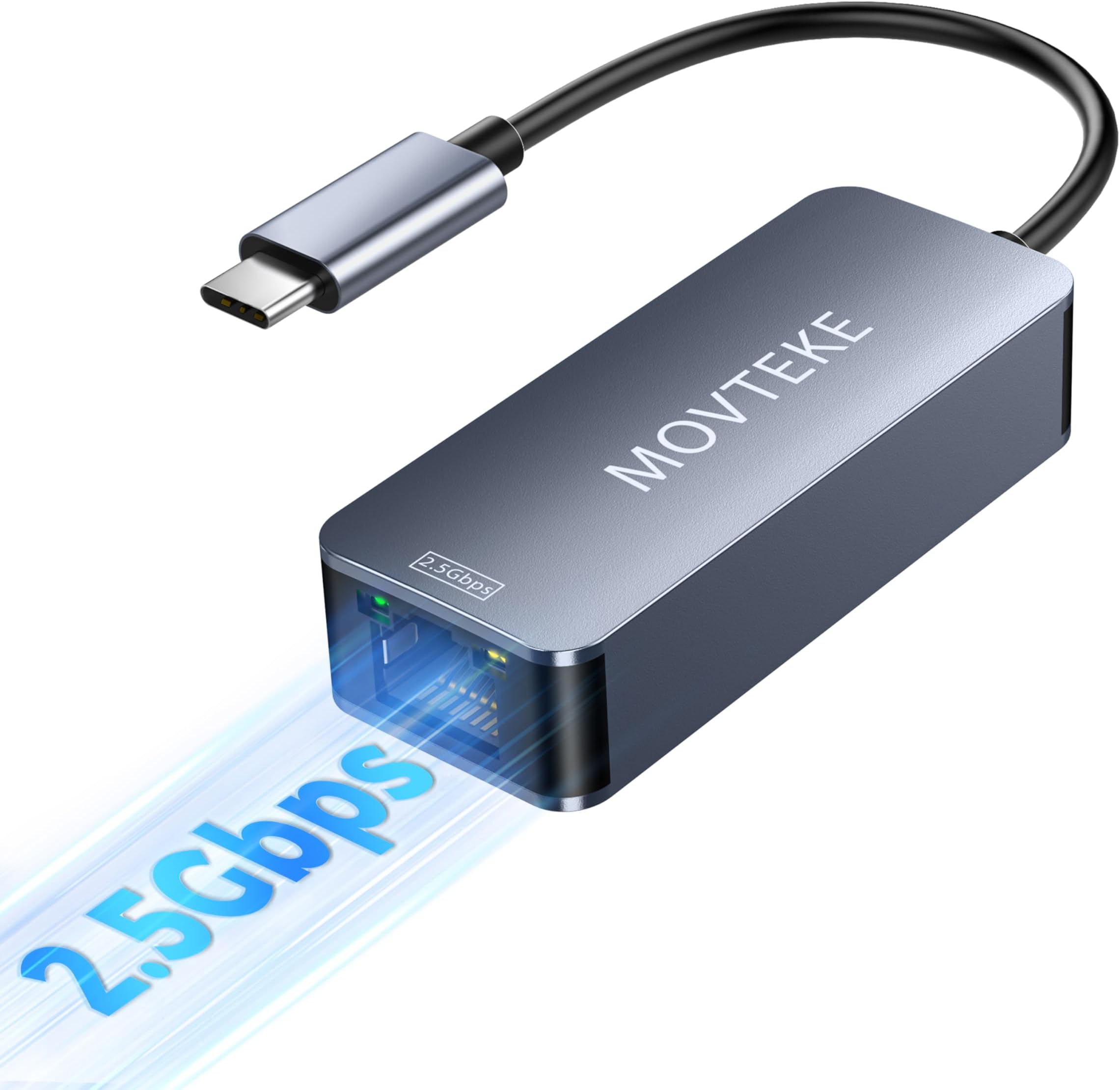 Amazon.com: USB C to Ethernet Adapter - 2.5Gbps Ethernet to USB C ...