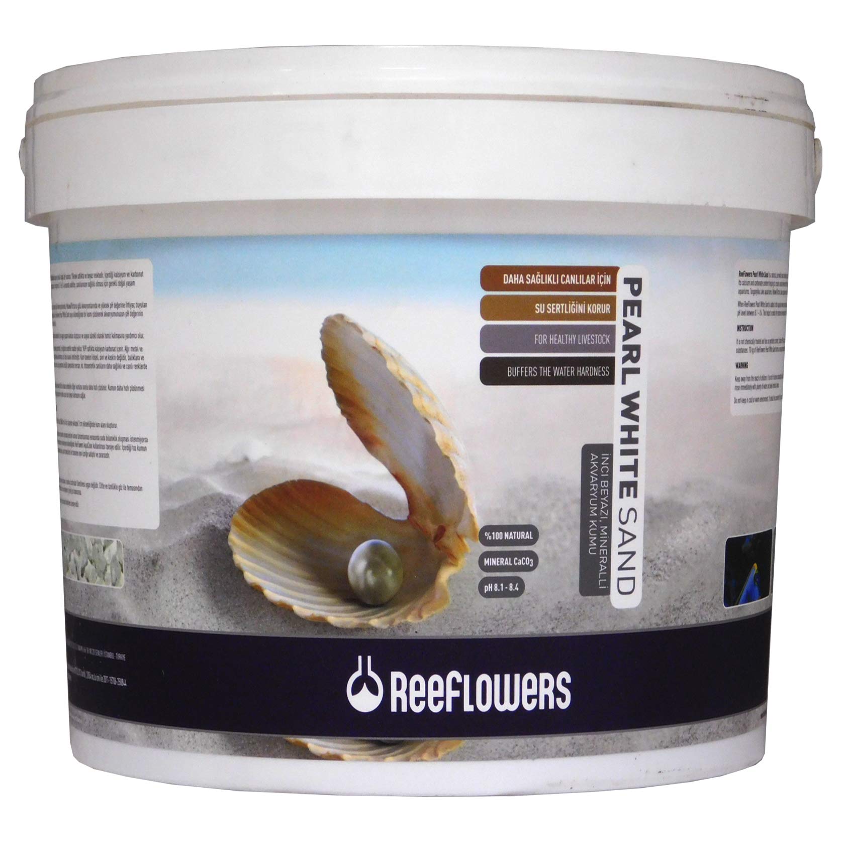 Reeflowers Pearl White Aquarium Sand (0.5-1mm) 25kg : Amazon.co.uk: Pet ...