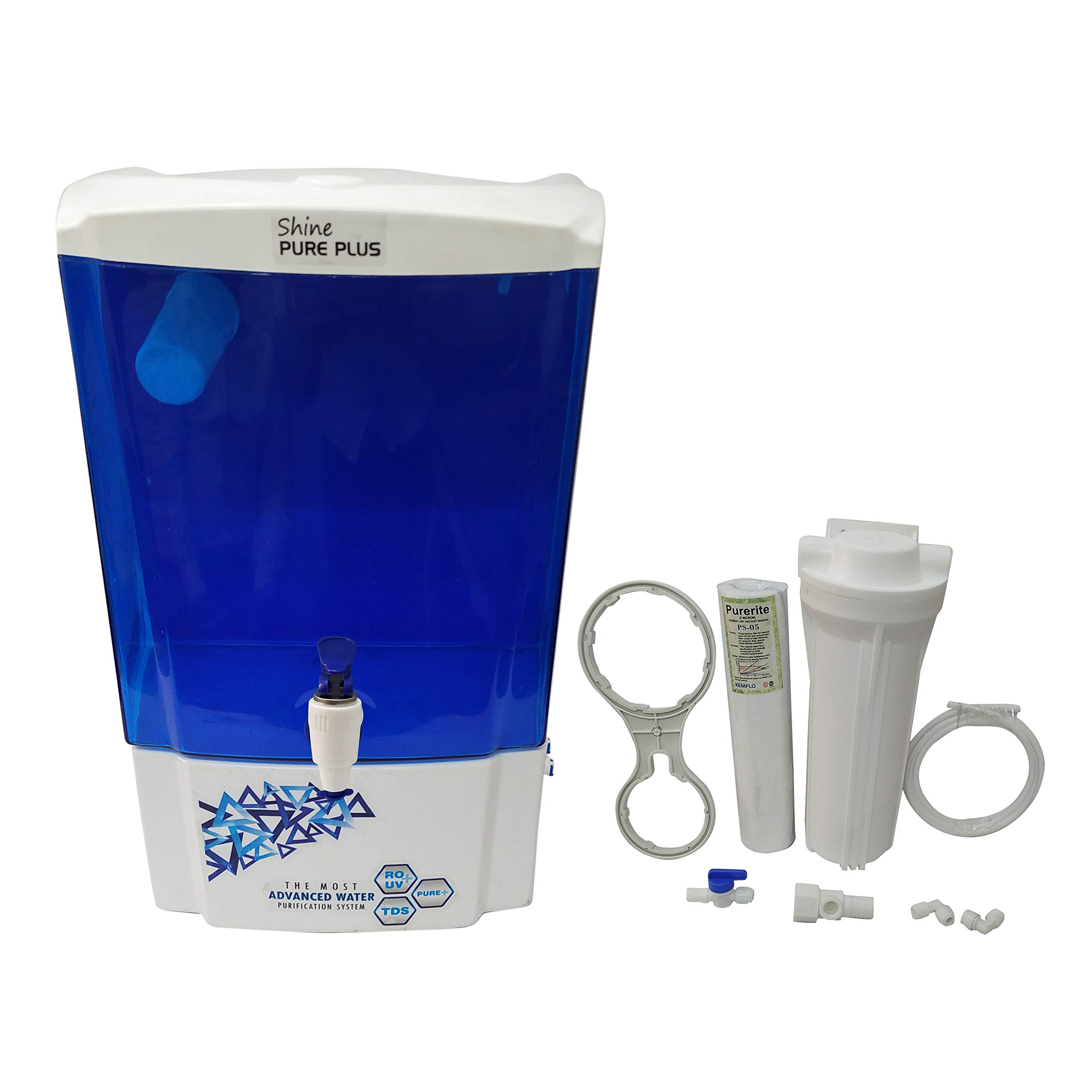Buy Dk Shine Pure Plus 10 Liter 5 stage RO+Pre Carbon filter+TDS ...