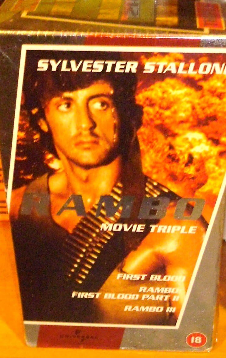 Rambo Trilogy [VHS] : Sylvester Stallone, Richard Crenna, Brian Dennehy ...