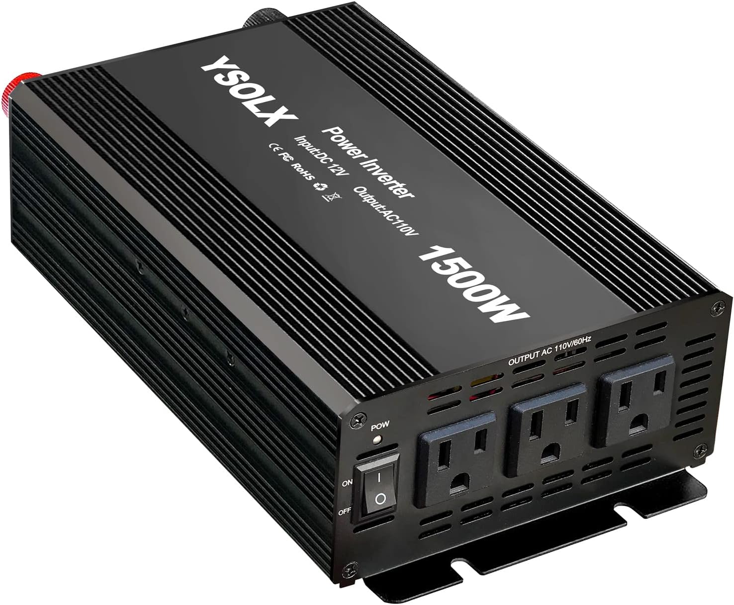 Amazon.com: YSOLX 1500W Power Inverter 12V to 110V，Dc to Ac Inverter 3 ...