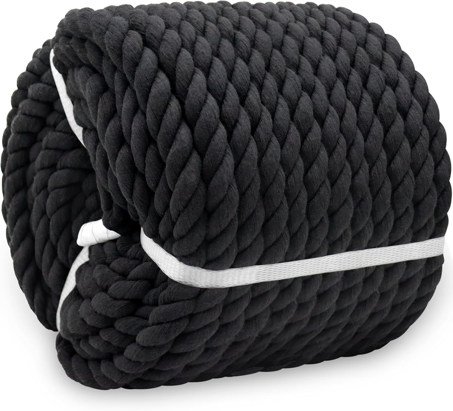 Amazon.com: BONSINY Natural Twisted Cotton Rope 3/4 Inch x 100 Feet ...