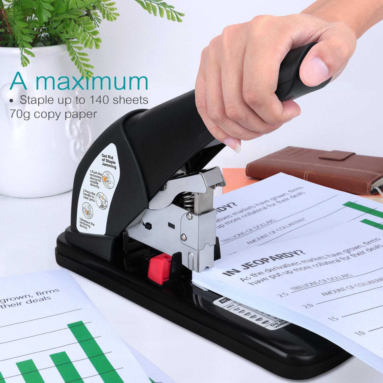 Snapklik.com : WoneNice Heavy Duty Stapler