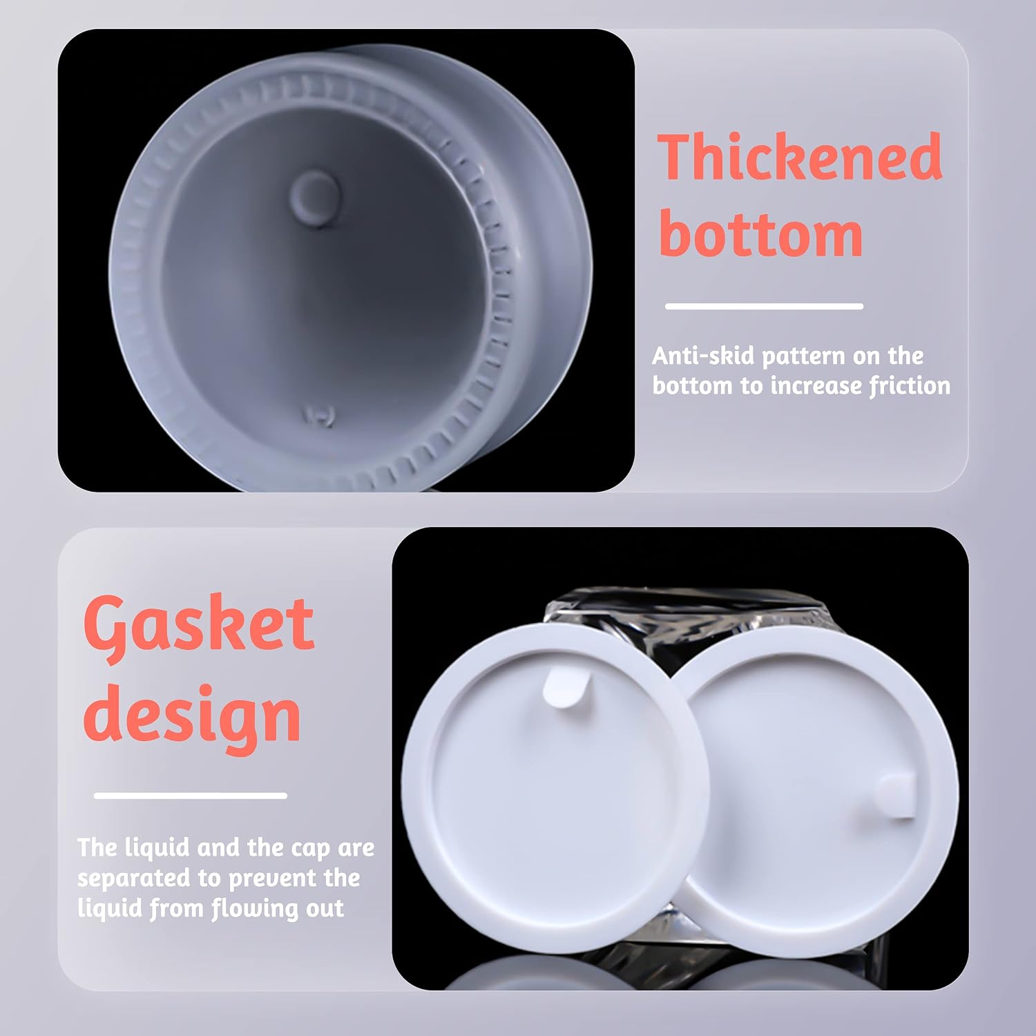 YAXIDAEVER 6Pcs 30 ML Refillable Glass Face Cream Pot,Cream Jar Empty ...