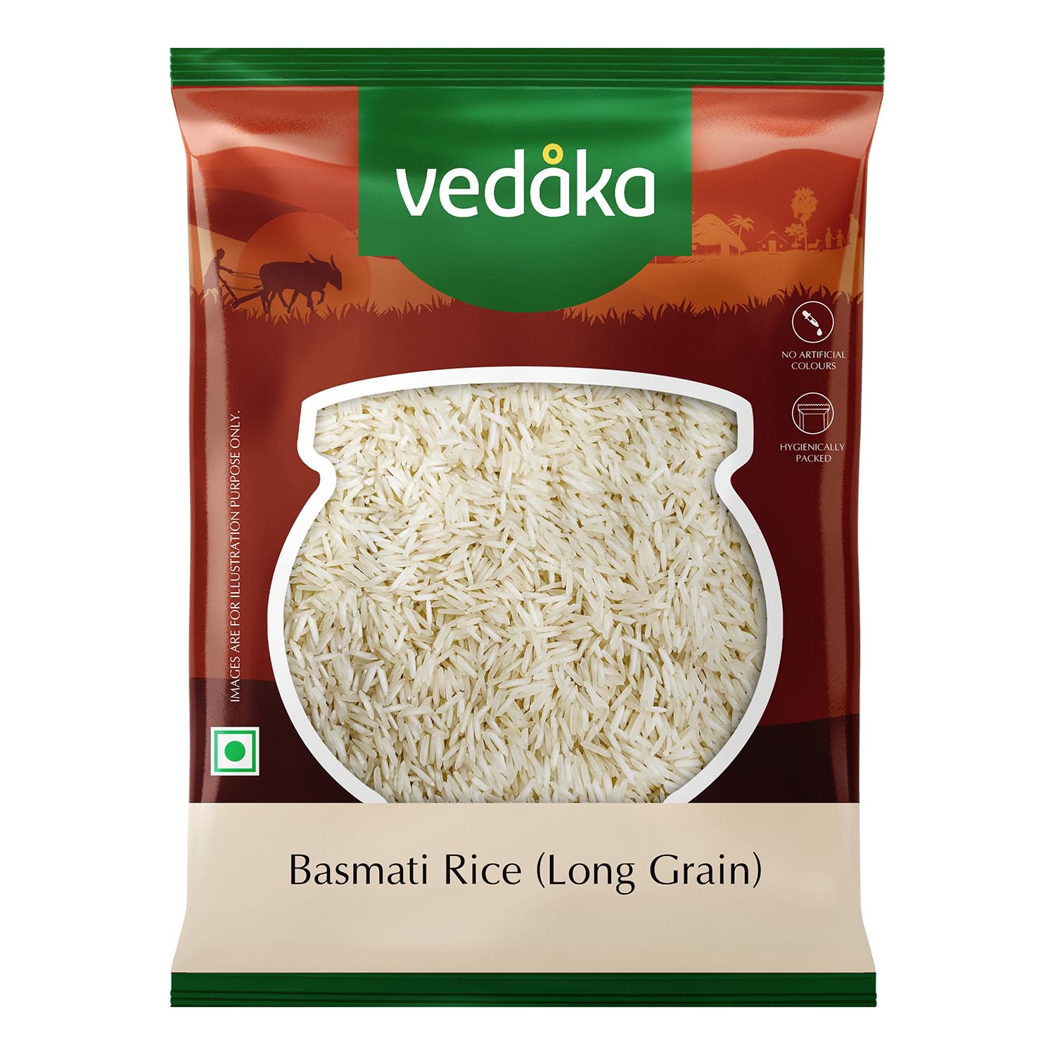 Amazon Brand - Vedaka Basmati Rice | 5 Kg | Long Grain | Super Basmati ...