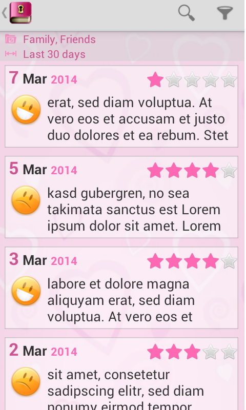 HANDY DIARY FREE - a personal secret diary with password and lock for ...