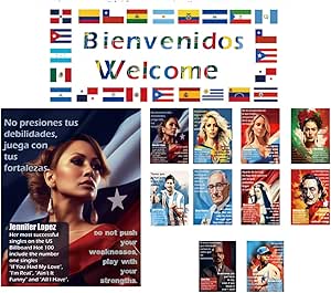 Amazon.com: Hispanic Heritage Month Posters: Inspiring Quotes in ...