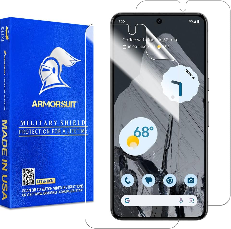 Amazon.com: ArmorSuit 2 Pack Screen Protector for Google Pixel 7a (6.1 ...