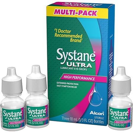 Amazon.com: Systane Ultra Lubricant Eye Drops, Artificial Tears for Dry ...