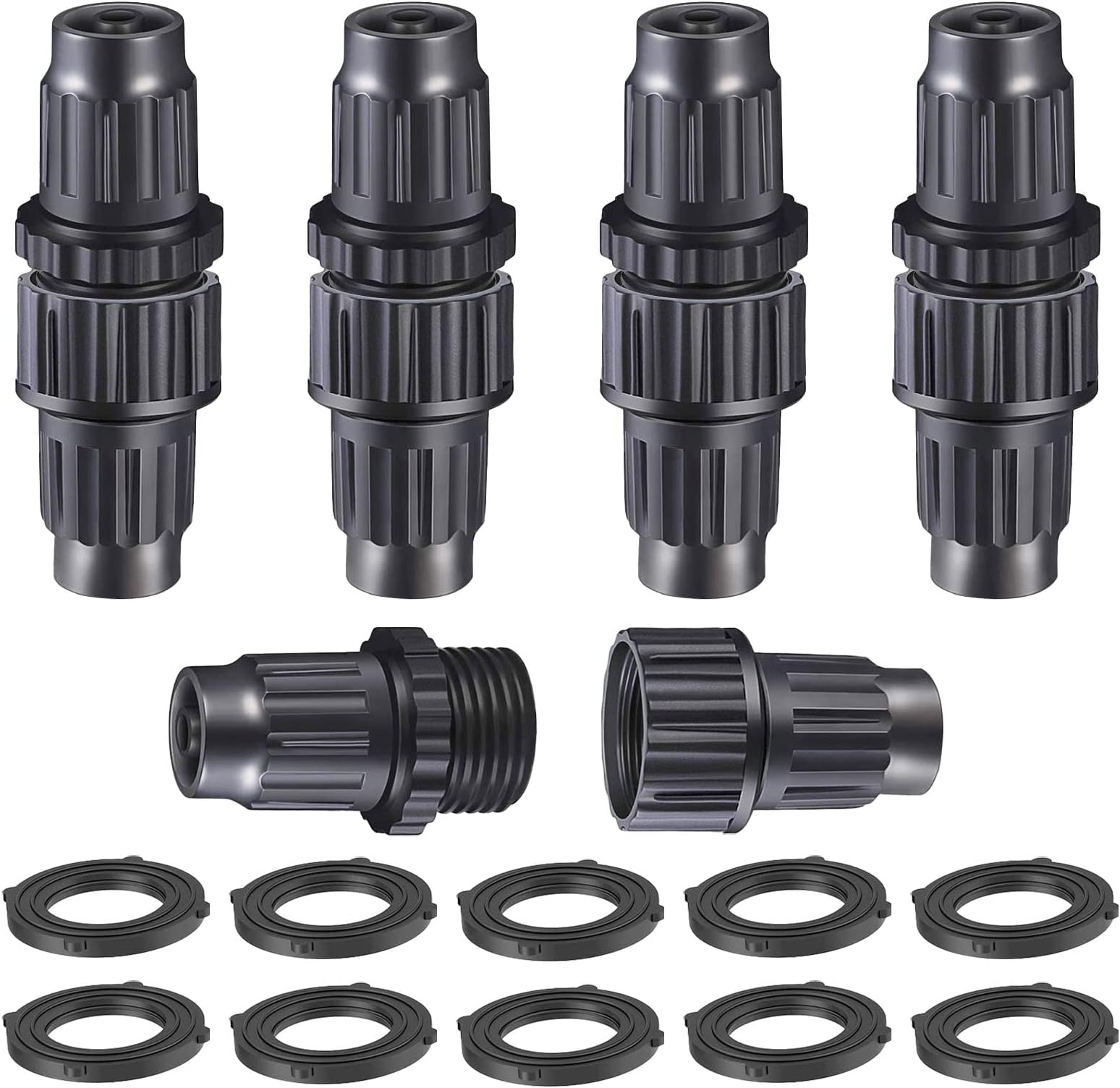 Amazon.com : ECODESEO Expandable Garden Hose Repair Kit, Plastic Flex ...