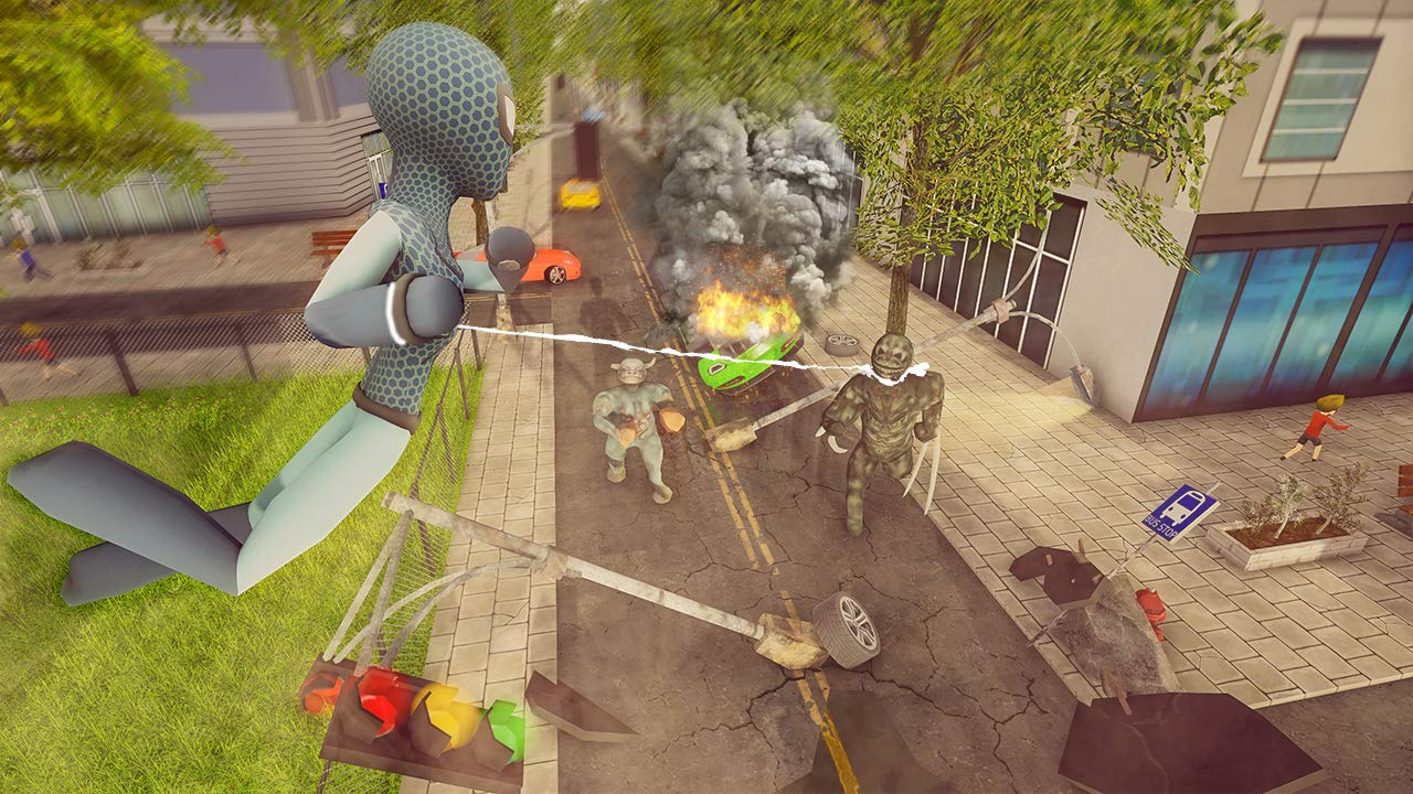 Stickman Spider Rope Hero - Gangster Vice Town 3D - App on Amazon Appstore