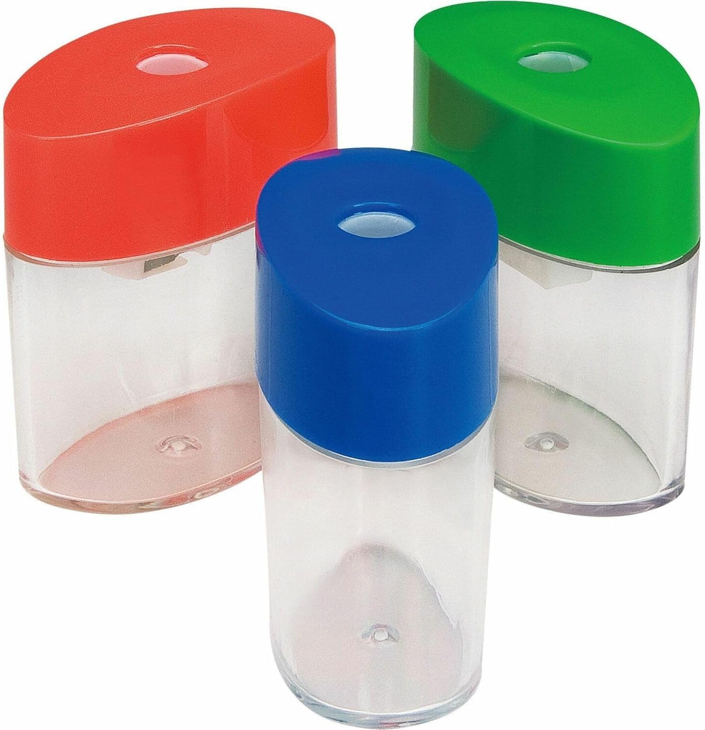 Integra Oval Pencil Sharpener - Handheld - 1 Hole(s) - Plastic ...